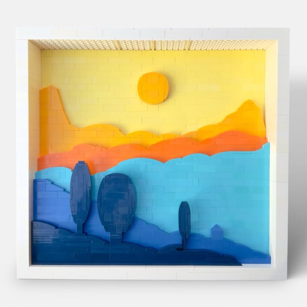 A desert sunset captured in bricks - The Brothers Brick | The Brothers ...